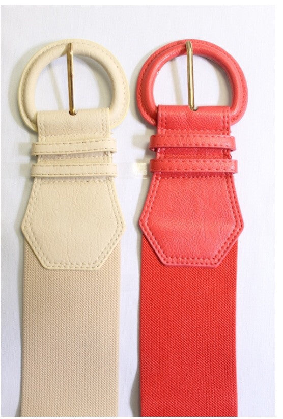 Go Figure Stretch Belt: Cream – Closet Runway Boutique